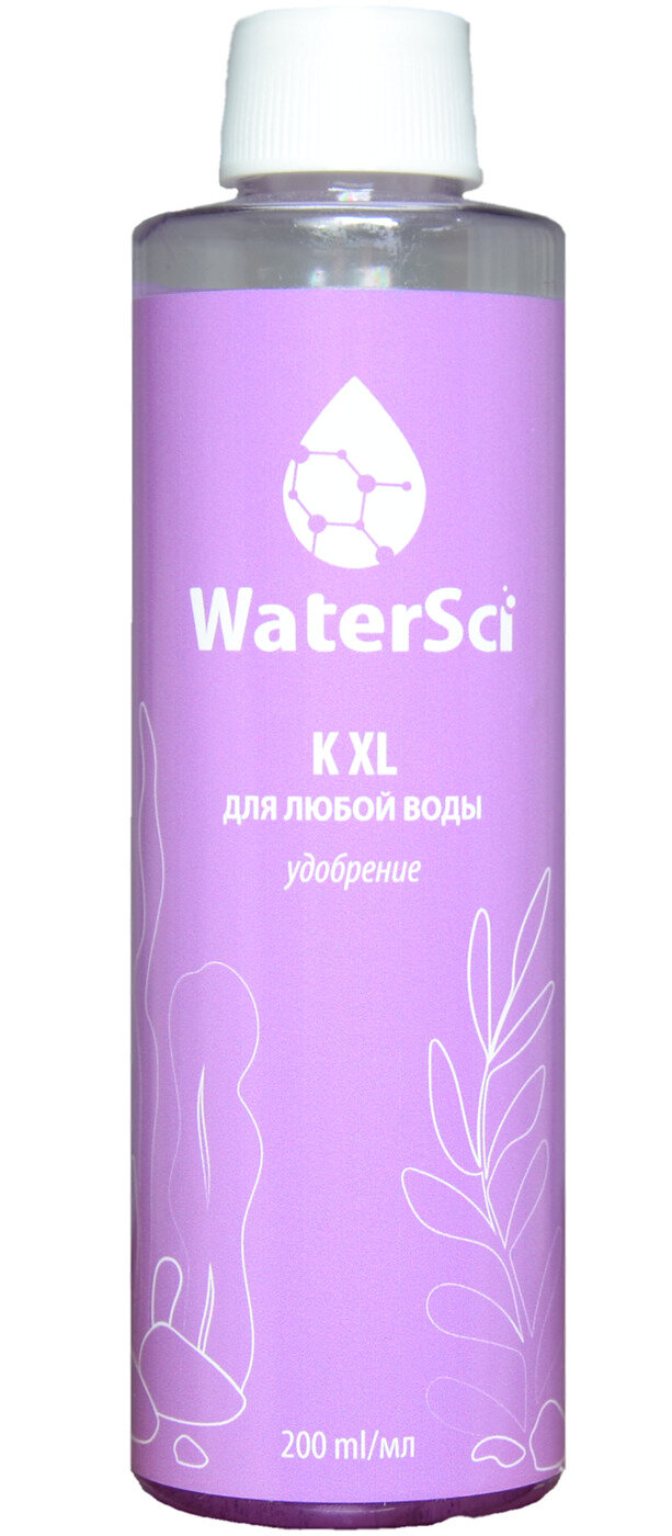 Калийный концентрат WaterSci K XL, 200 мл.