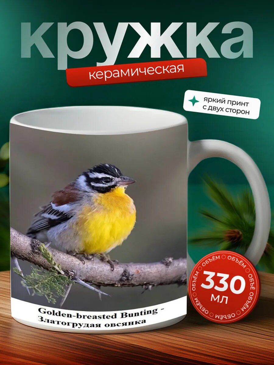 Кружка Овсянка птица 14,