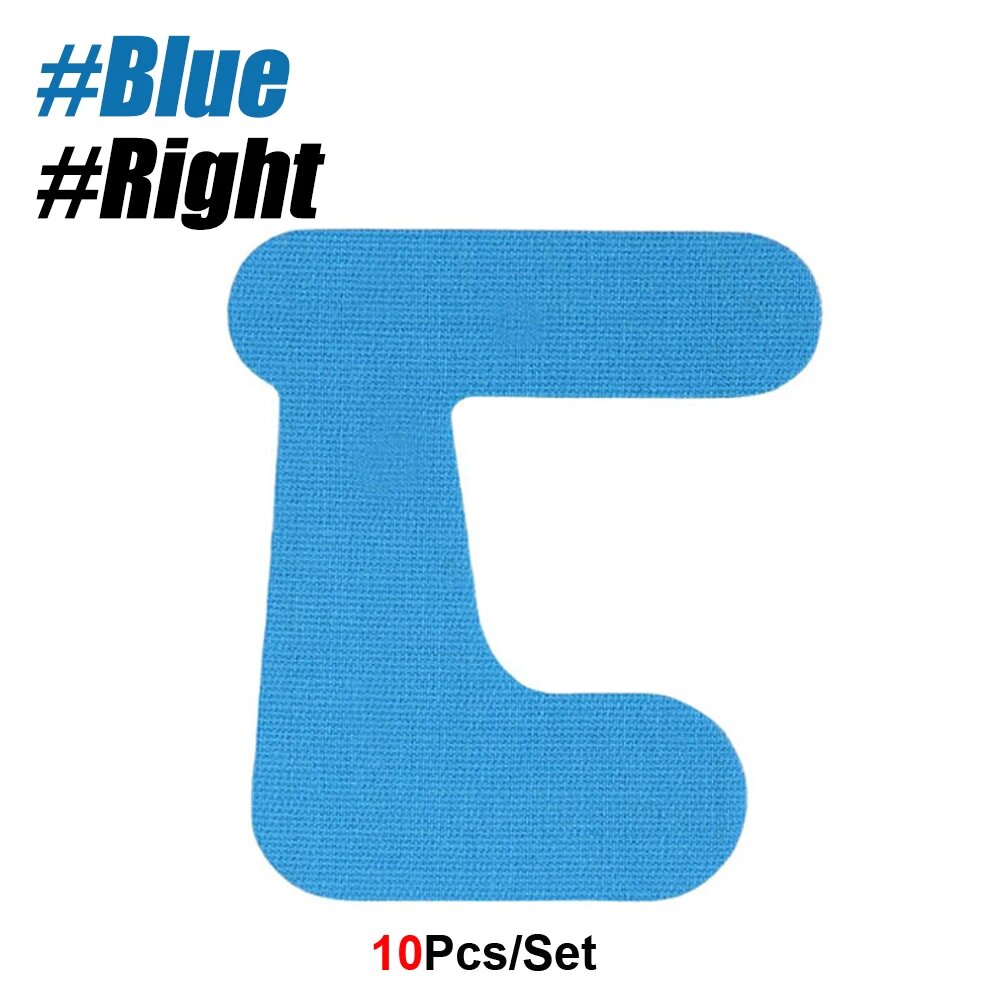 GOMOREON Самоклеящиеся Кинезиологические Пластыри для Большого Пальца Blue-Right