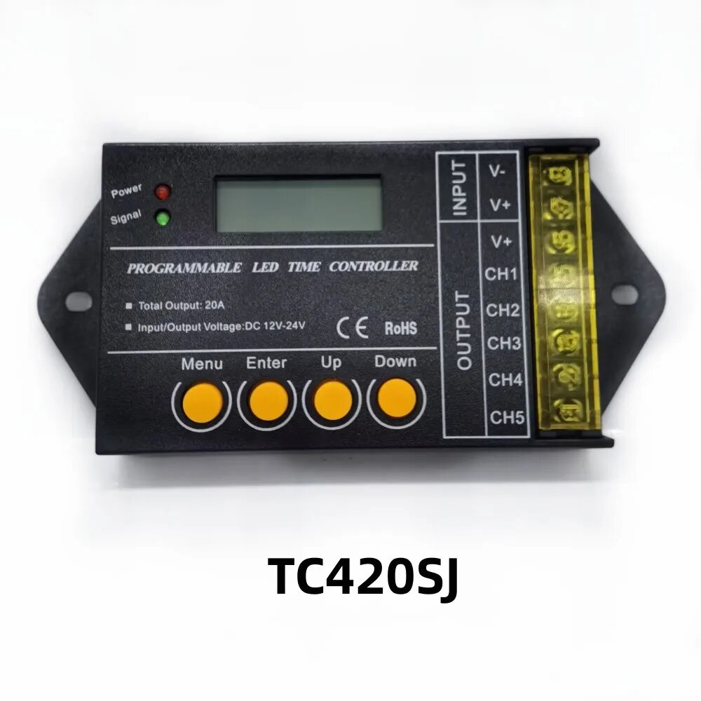 RGB LED контроллер SZRZGT TC421 TC420 WiFi 5 каналов 12В/24В TC420SJ