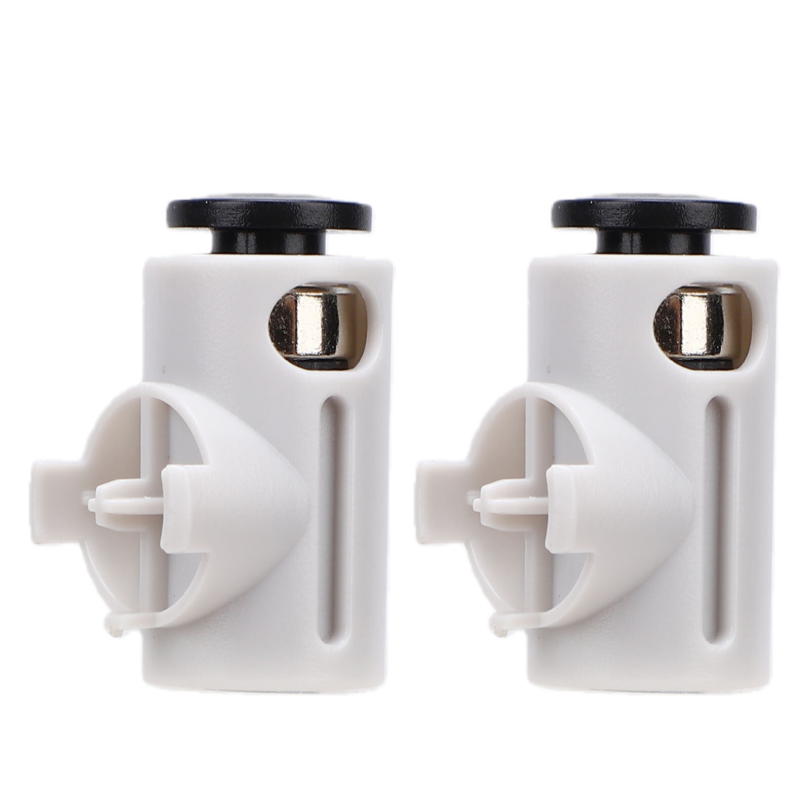 Соединитель трубки из 2 шт. из птфэ, подходящий для Bambu Lab A1mini, соединитель подающей трубы 3D-принтера с модернизированным керамическим направляющим кольцом, самосмазывающийся дизайн
