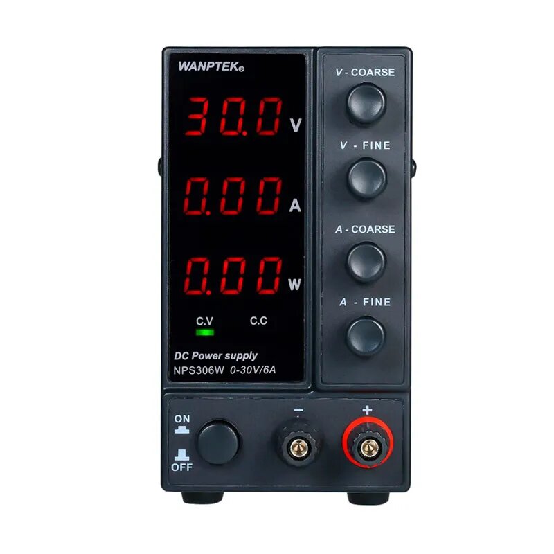 Источник питания Wanptek NPS306W с трехразрядным дисплеем (30В, 6А)