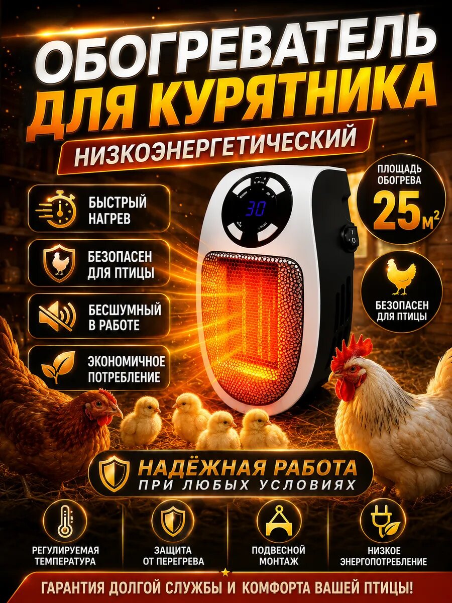 Обогреватель для Инфракрасная лампа для цыплят