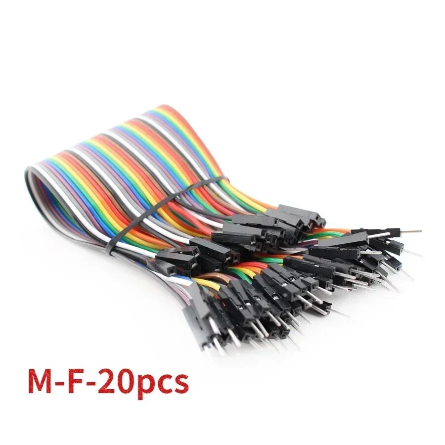 Кабель Dupont 30 см, 20-контактный, 3 типов для Arduino