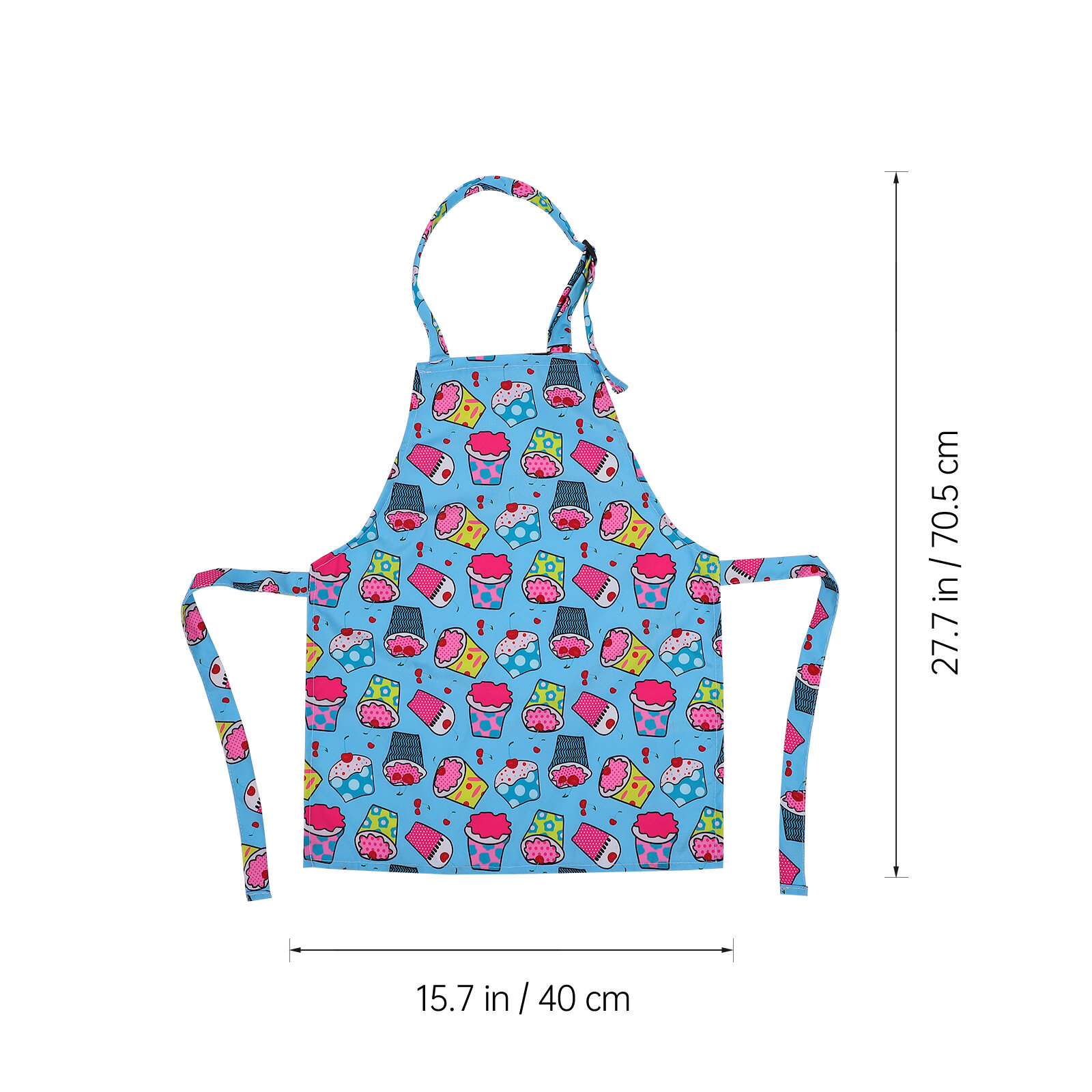 Водонепроницаемый Фартук Для Детей С Printингом 1 Шт Голубой 70.5x40x0.2Cm