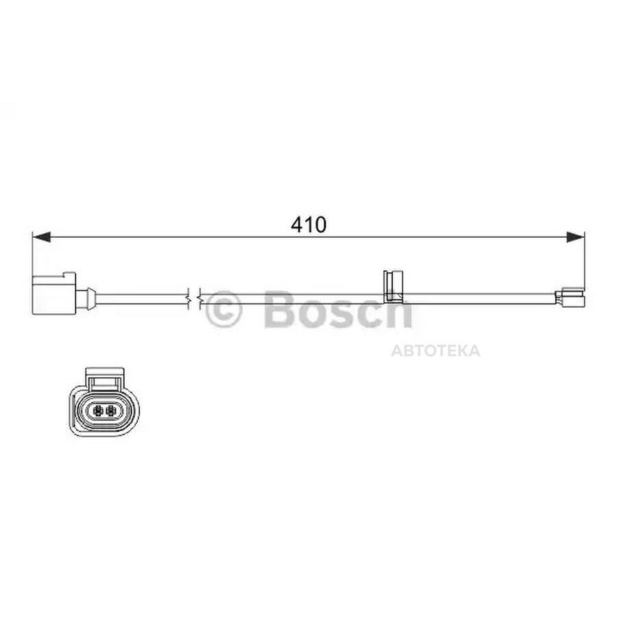 Датчик Тормозных Колодок BOSCH 1987474516