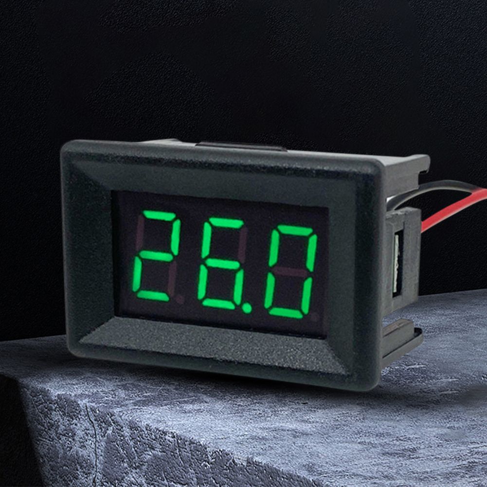 Цифровой вольтметр постоянного тока 0,36 дюйма, зелёный LED, диапазон 0 30 В