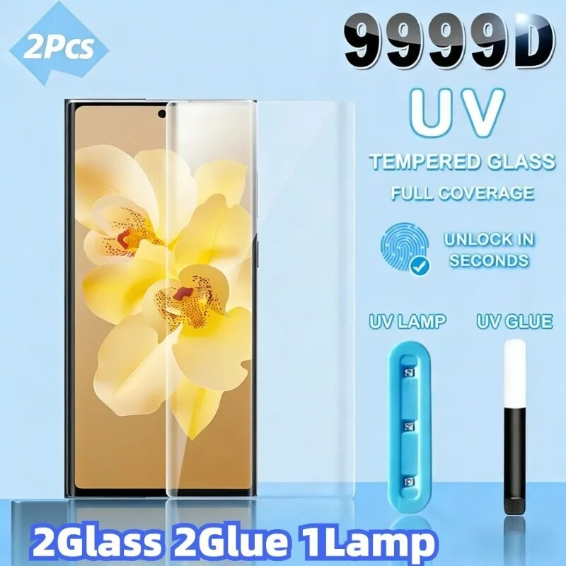 Защитное 3D Изогнутое Полноэкранное Стекло С УФ-покрытием Для Xiaomi 15, 14, 13 Xiaomi 13 Ultra