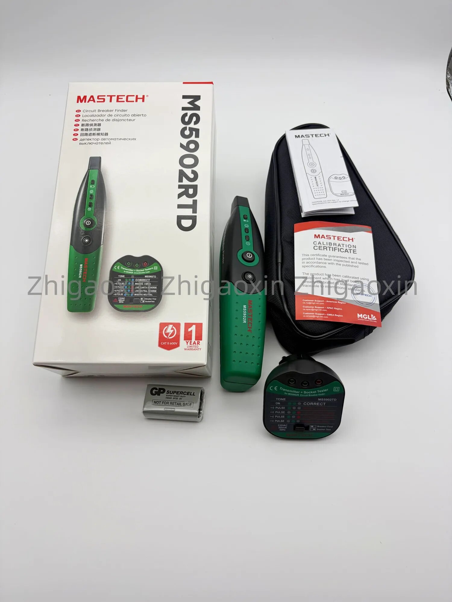 Детектор автоматических выключателей MASTECH MS5902RTD, тестер розеток 220В, поиск обрывов электропроводки, проверка целостности цепи