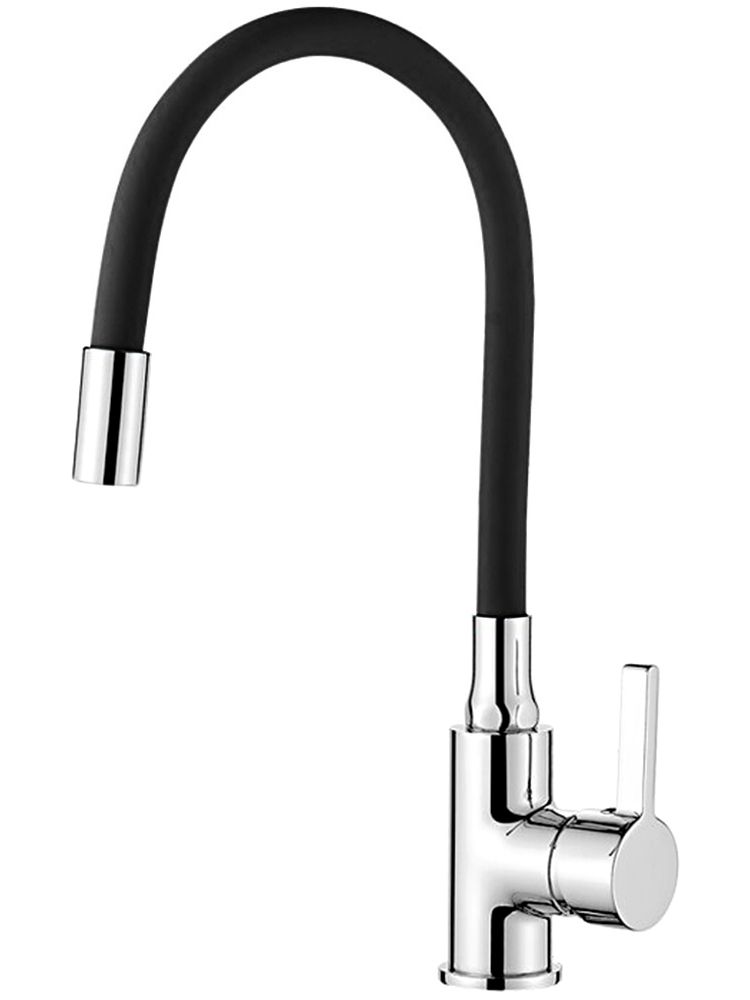 Смеситель на кухню для мойки с гибким изливом Ledeme L4898-2 хром