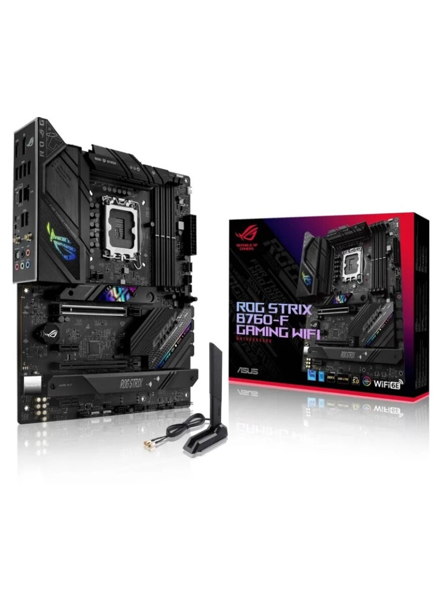 Материнская плата Asus ROG STRIX B760-F GAMING WIFI (LGA1700, ATX)
