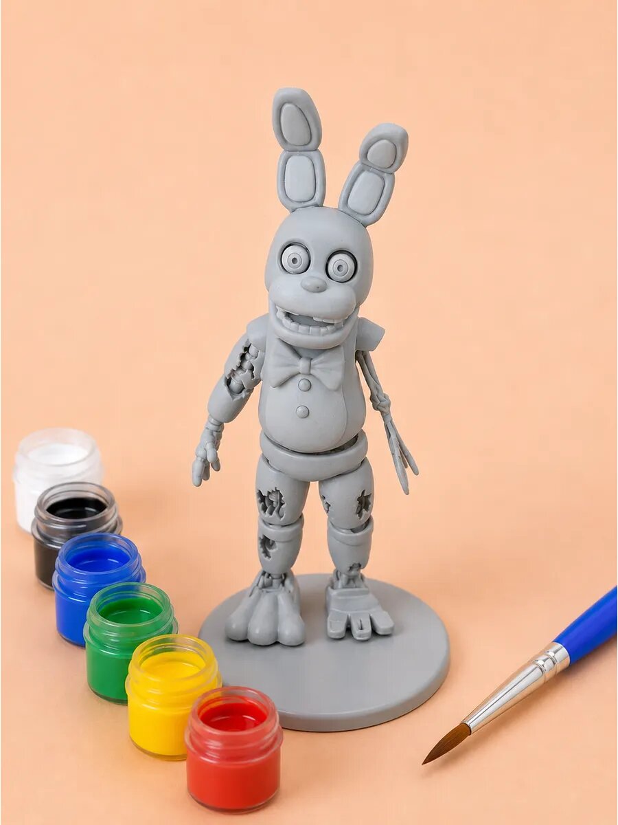 Бонни Болванчик раскраска 5 ночей с Фредди / Withered Bonnie