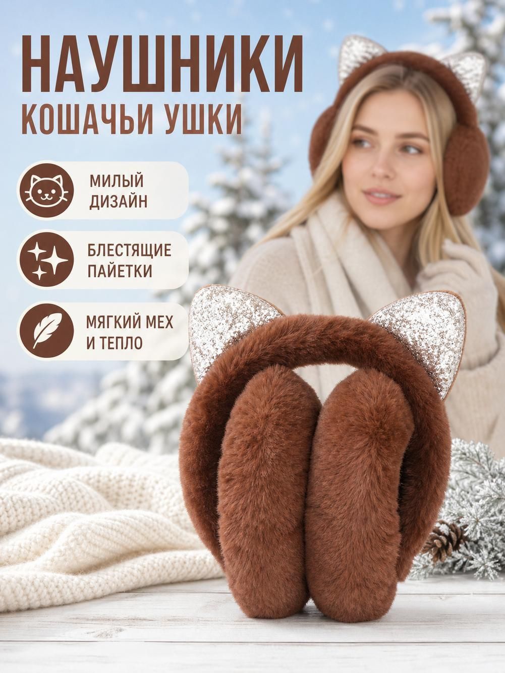 Наушники  Повседневный для женщин