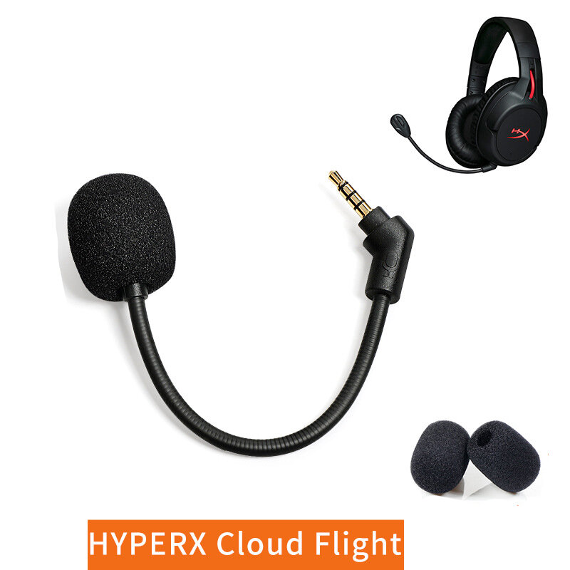 Сменный микрофон для игровых наушников Hyperx Cloud Flight S черный