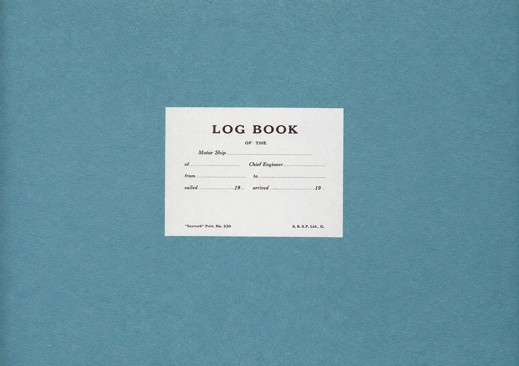 Log Book "Sannox" for Chief Engineers/Судовой журнал старшего механика Sannox — фото 1