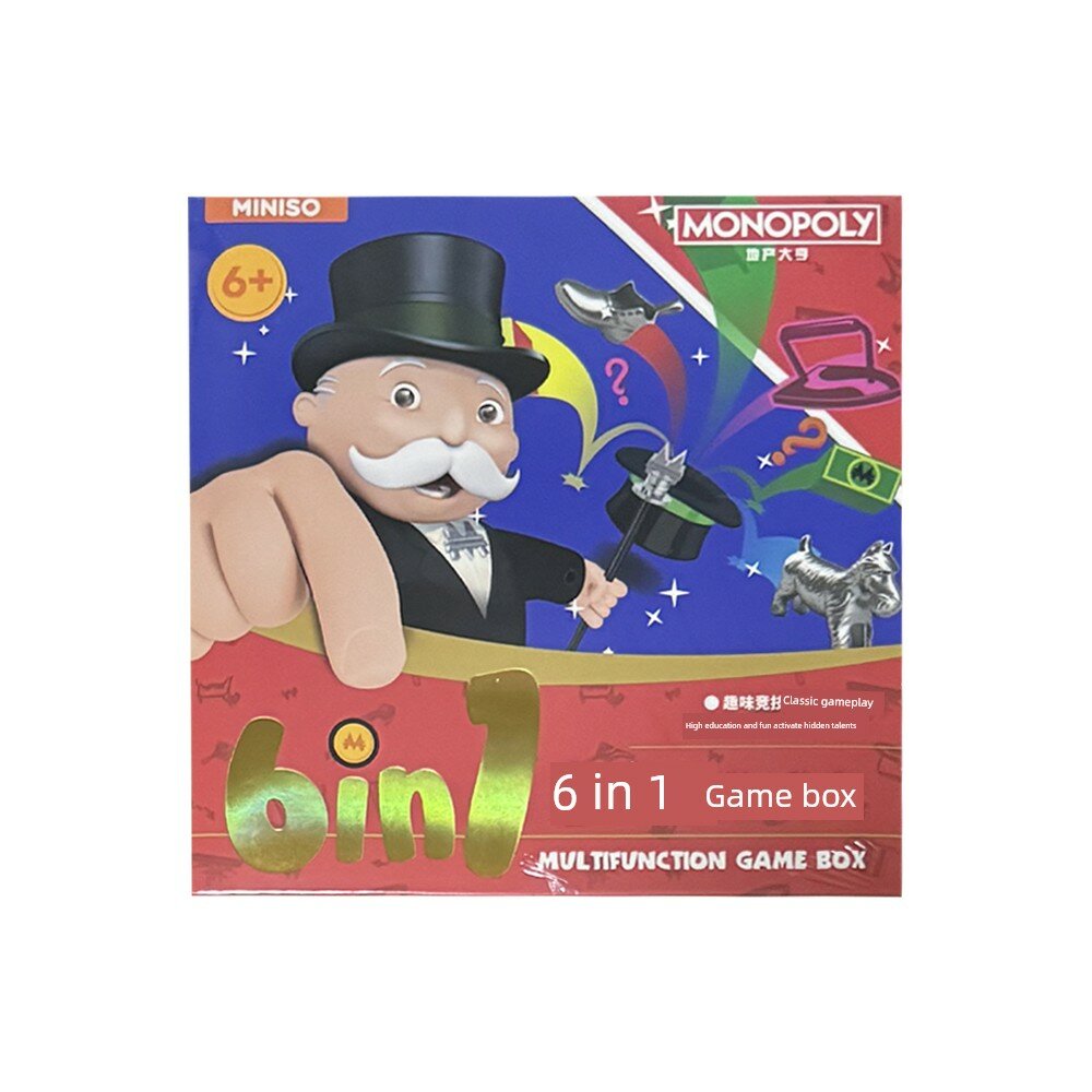 Настольная игра MINISO Real Estate Tycoon: развивающая игрушка, шахматы, международные шашки, Гомоку, для студентов