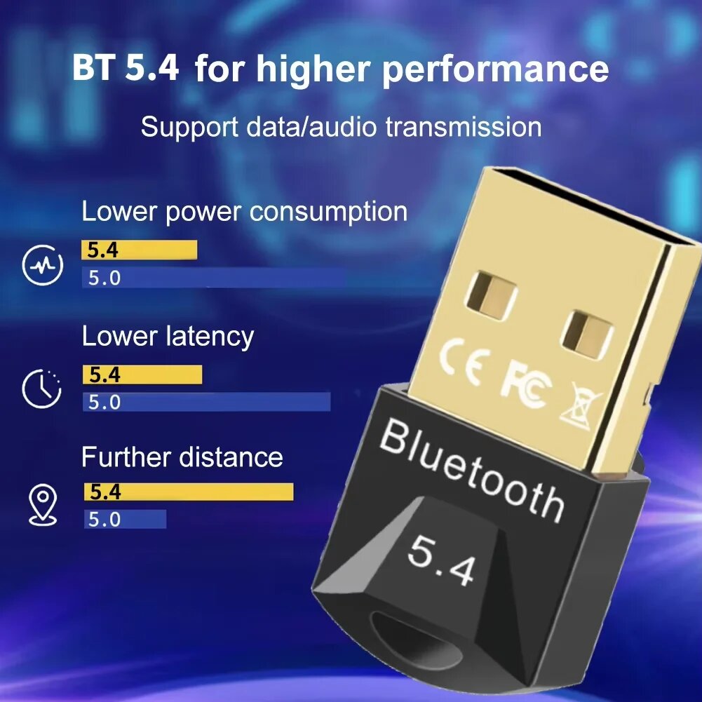 Bluetooth 5.4 USB адаптер, 1PC — фото 1