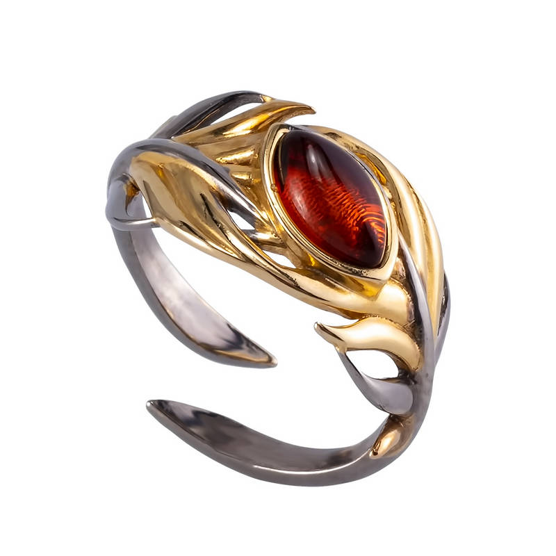 Кольцо Amberprofi, янтарь