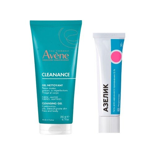 Avene Клинанс Очищающий матирующий гель 200мл Для очищения жирной и проблемной кожи