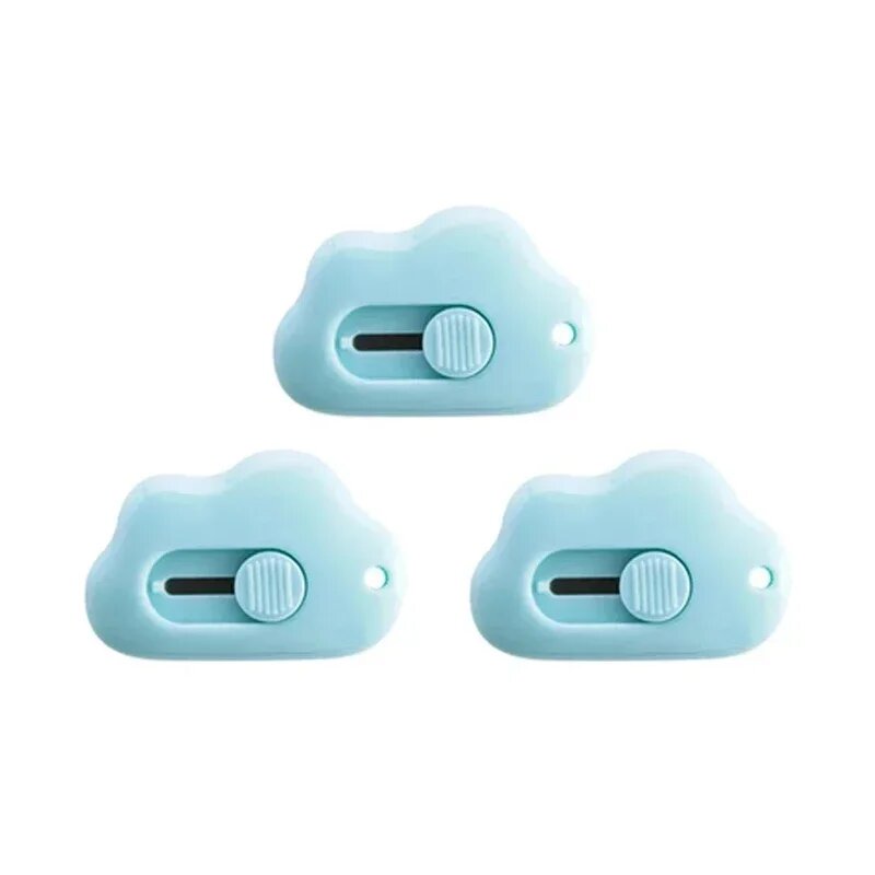 Мини-ножи в форме облака, 1/2/3/5 шт. Голубой, 3pcs blue
