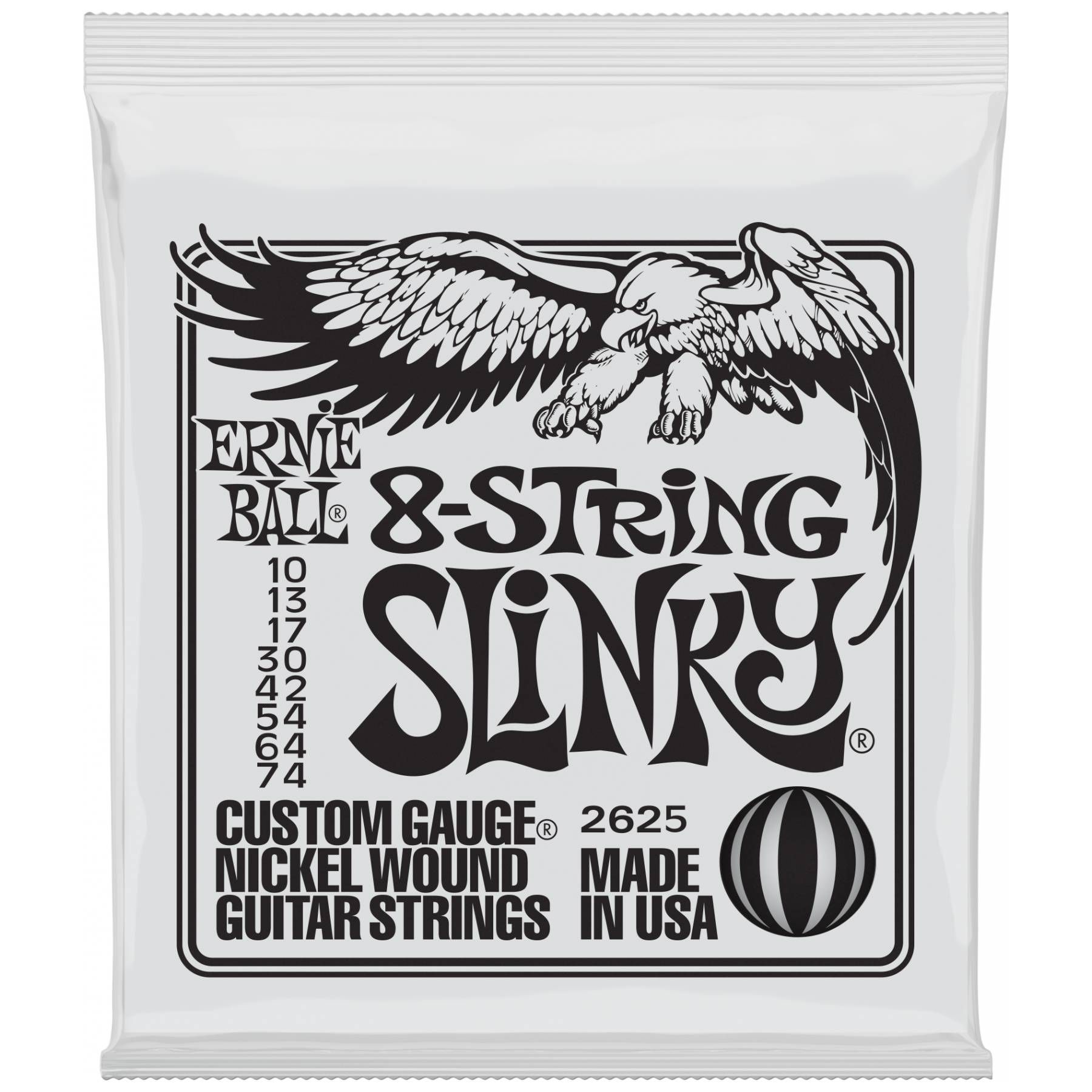 Комплект струн для электрогитары ERNIE BALL 2625