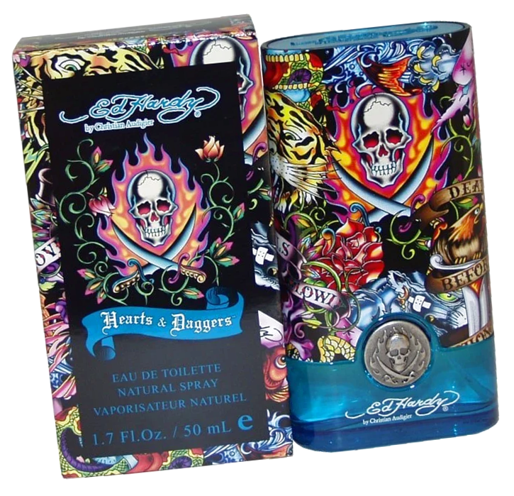 Туалетная вода 50 мл для мужчин - Ed Hardy Hearts and Daggers For Him / Хертс Энд Даггерс