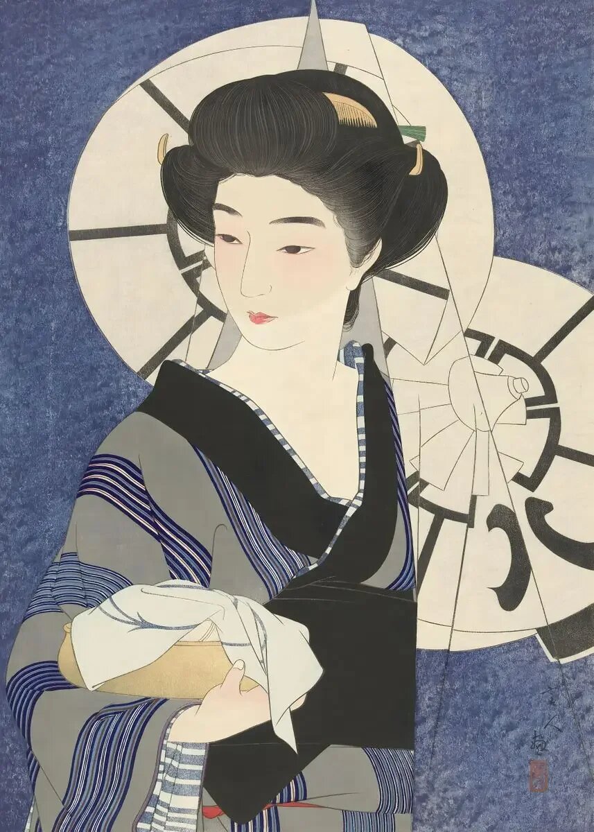Japanese Vintage Geisha Poster Japan Women Traditional Art Culture Ukiyo-e Style Pictures Print Canvas Painting Home Room Decor