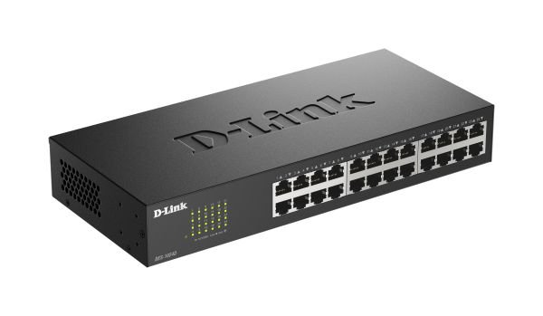 D-Link DES-1024D/H2A неуправляемый коммутатор, 24x100Мбит/с