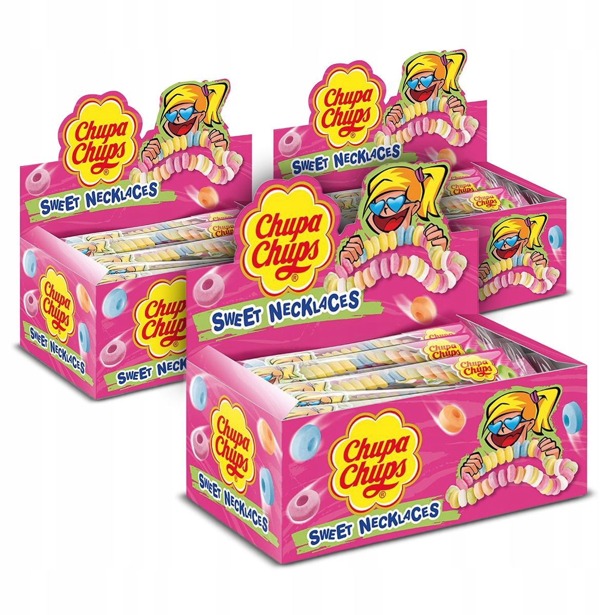 Леденцы-ожерелье Chupa Chups Sweet Neklace, 72х17.7 г - 5907447604769