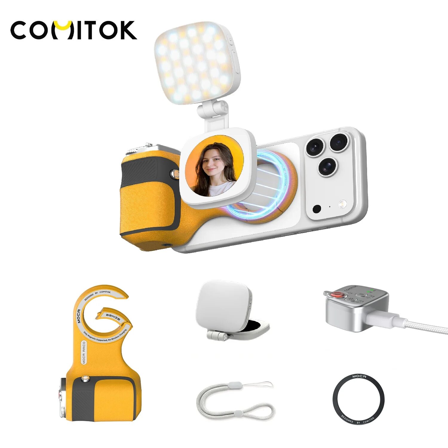 COMITOK ARCO Bluetooth Селфи-палка для iPhone