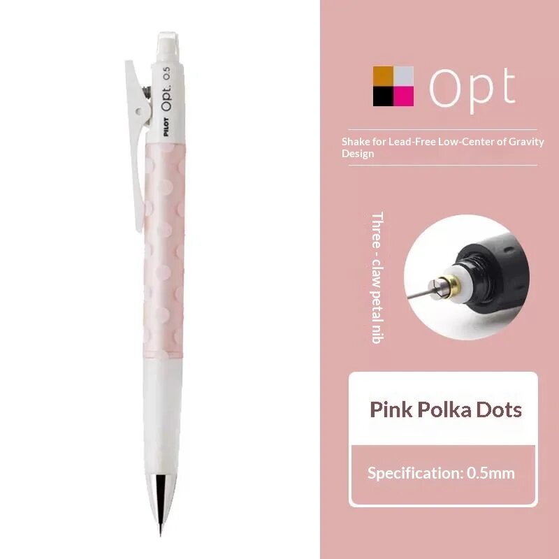 PILOT Opt Pink Polkadot 0.5 мм