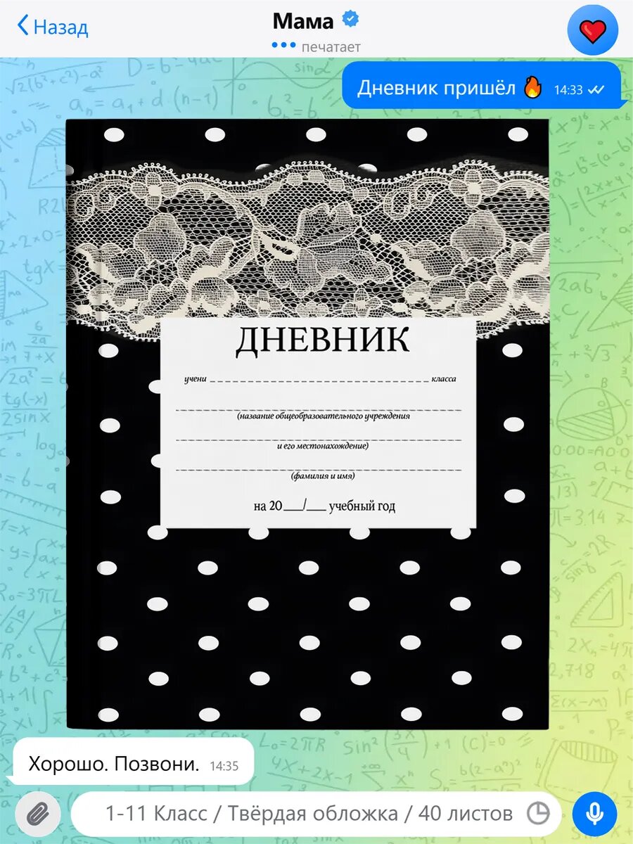 Школьный дневник с принтом y2k pinterest