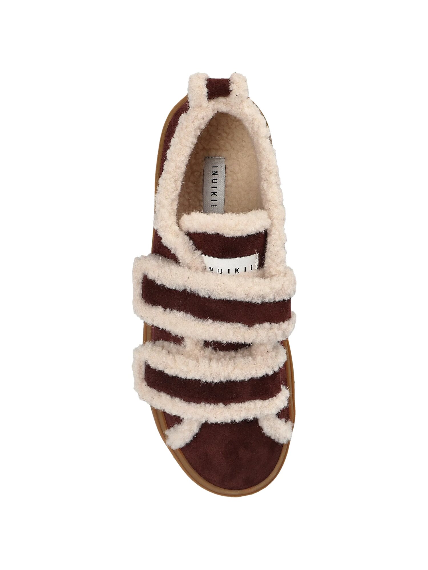 Кроссовки INUIKII Shearling Low touch-strap touch-strap sneakers, размер 40, красный — фото 1