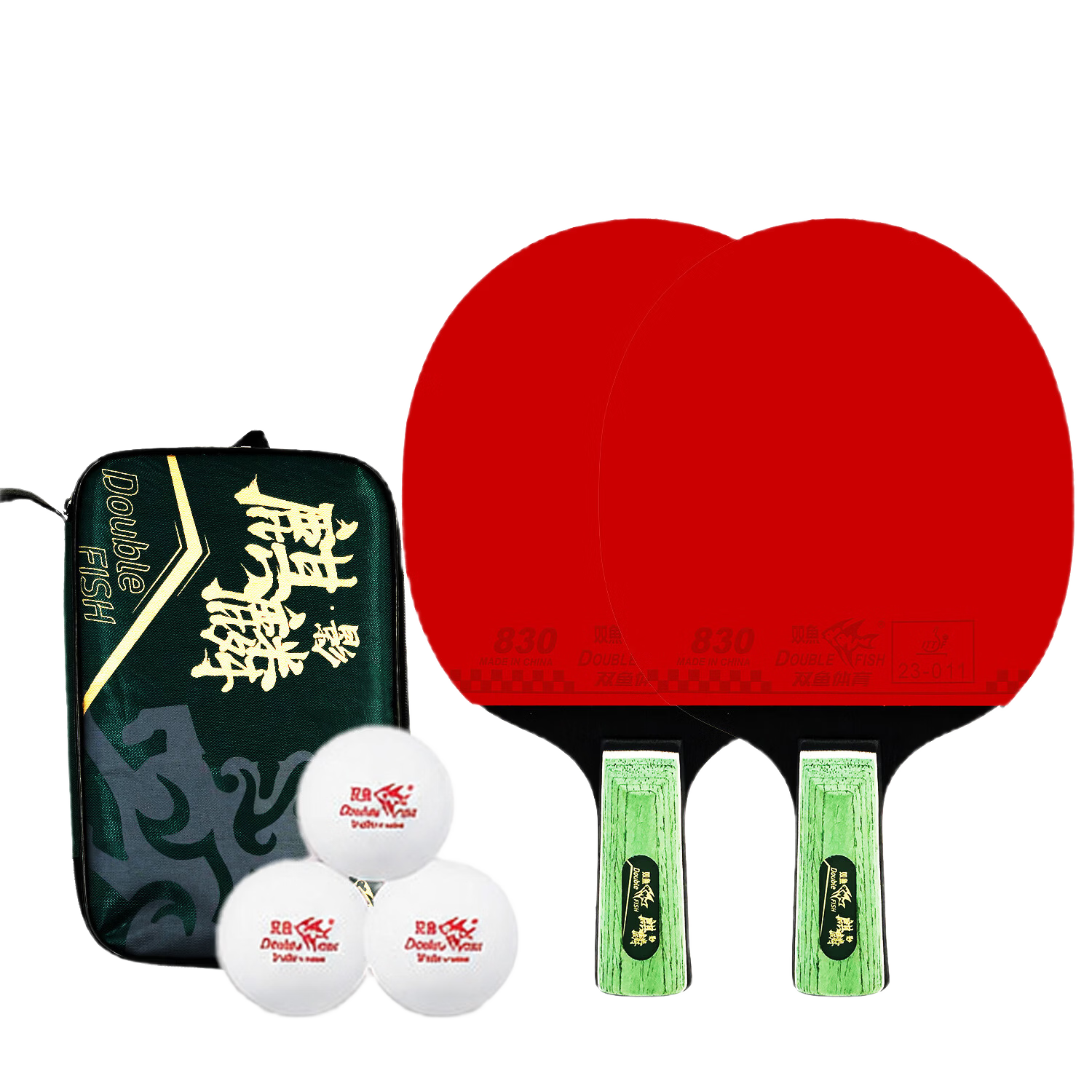 Настольный теннисный ракетка Double Fish Qilin Shadow 8 звезд, продвинутая обратная резина, для тренировок и