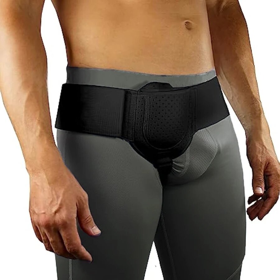 Бандаж паховый Hernia Guard черный