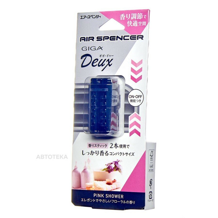 Ароматизатор на кондиционер GIGA DEUX PINK SHOWER EIKOSHA W00