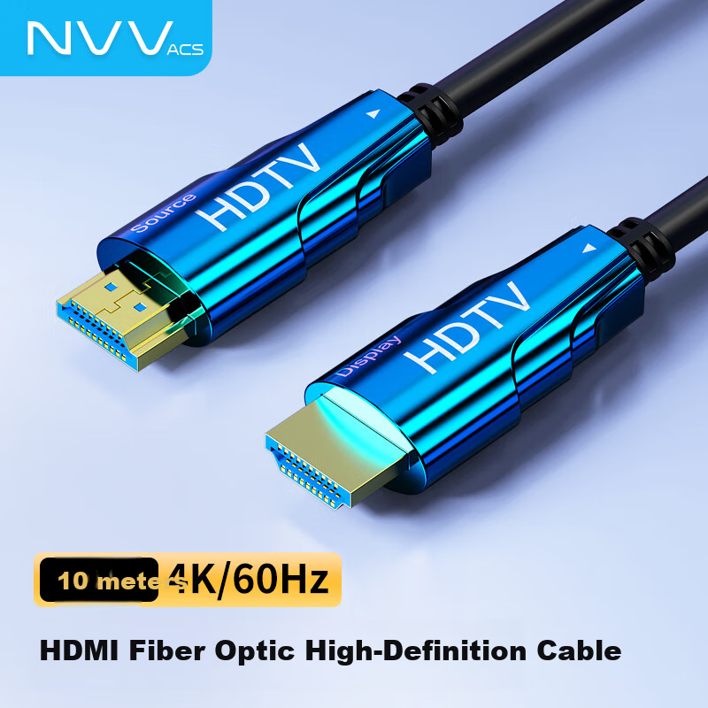 NVV волоконно-оптический кабель HDMI 2.0 4K60Hz 10м высококачественный видео кабель для ПК телевизора проектора
