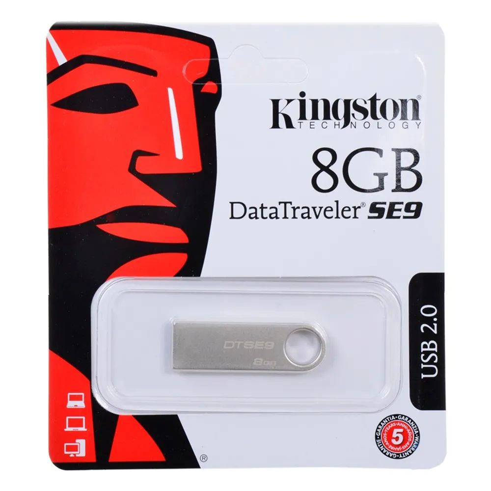 USB 2.0 флешка 8Gb - Flash накопитель / Внешний флеш-диск / для компьютера и ноутбука