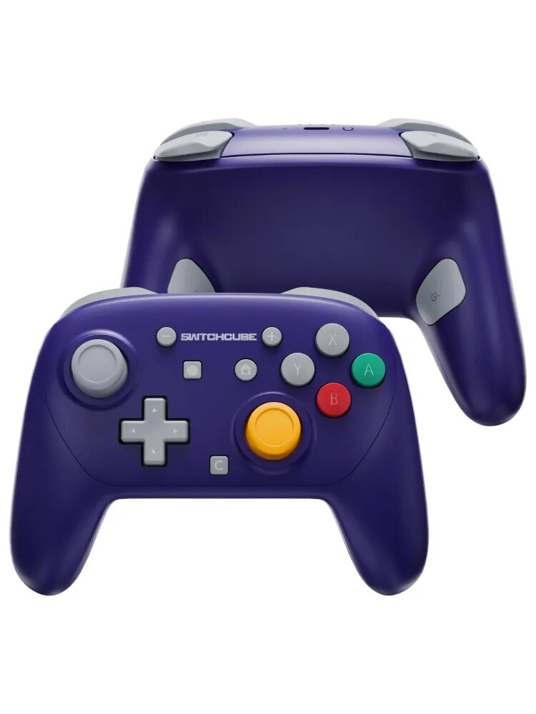 EXtremeRate сменный комплект корпуса и кнопок для Nintendo Switch 2 Pro контроллера, SwitchCube Style, faceplate, задняя/нижняя крышка, стики, ABXY, Dpad, ZL/ZR, DIY кастомизация, для геймеров