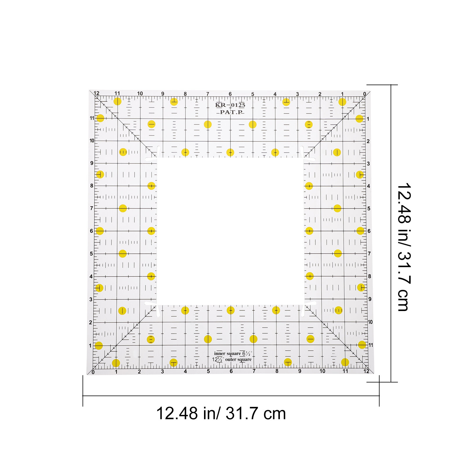 Шаблон Для Квилтинга 1 Пcs Изделие Из Ткани Сетка 31.70X31.70X0.30Cm