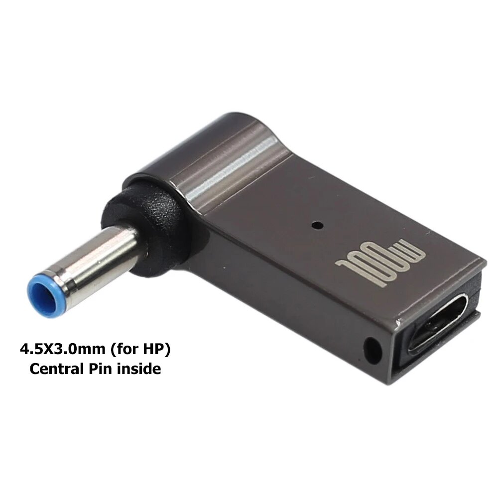 Адаптер USB-C 100W для HP 4.5x3.0mm