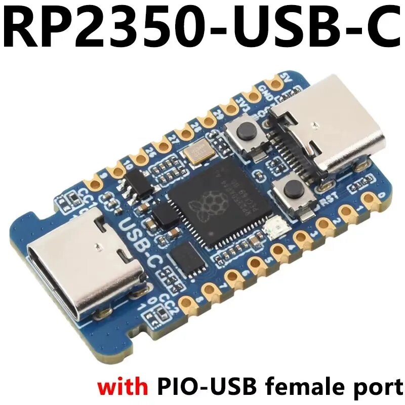 Развивательная плата Spotpear для Raspberry Pi Pico 2 RP2350A USB-C