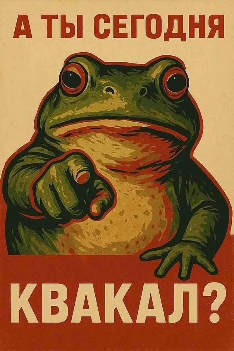 Постер А ты сегодня квакал