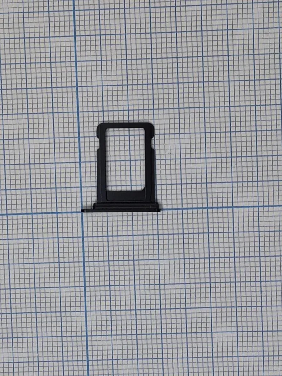 Держатель SIM-карты iPhone 13 Mini (черный) контейнер лоток слот — фото 1
