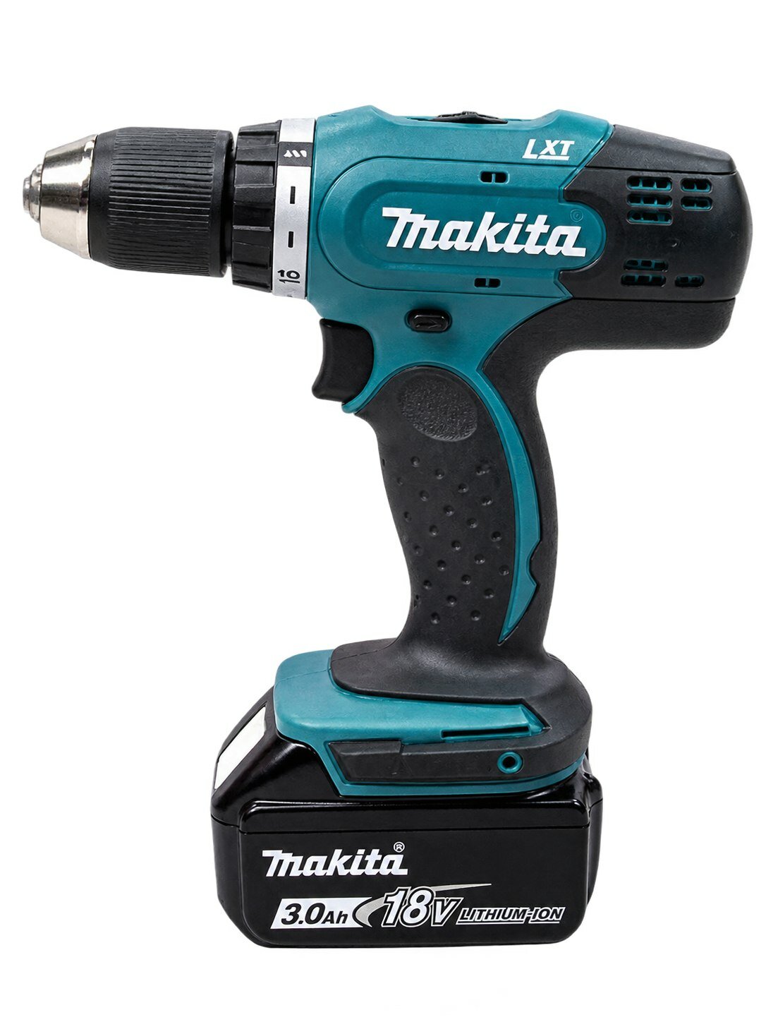 Аккумуляторная дрель-шуруповёрт Makita DDF453RFE, Li-Ion, 18В, в кейсе, 2 аккумулятора