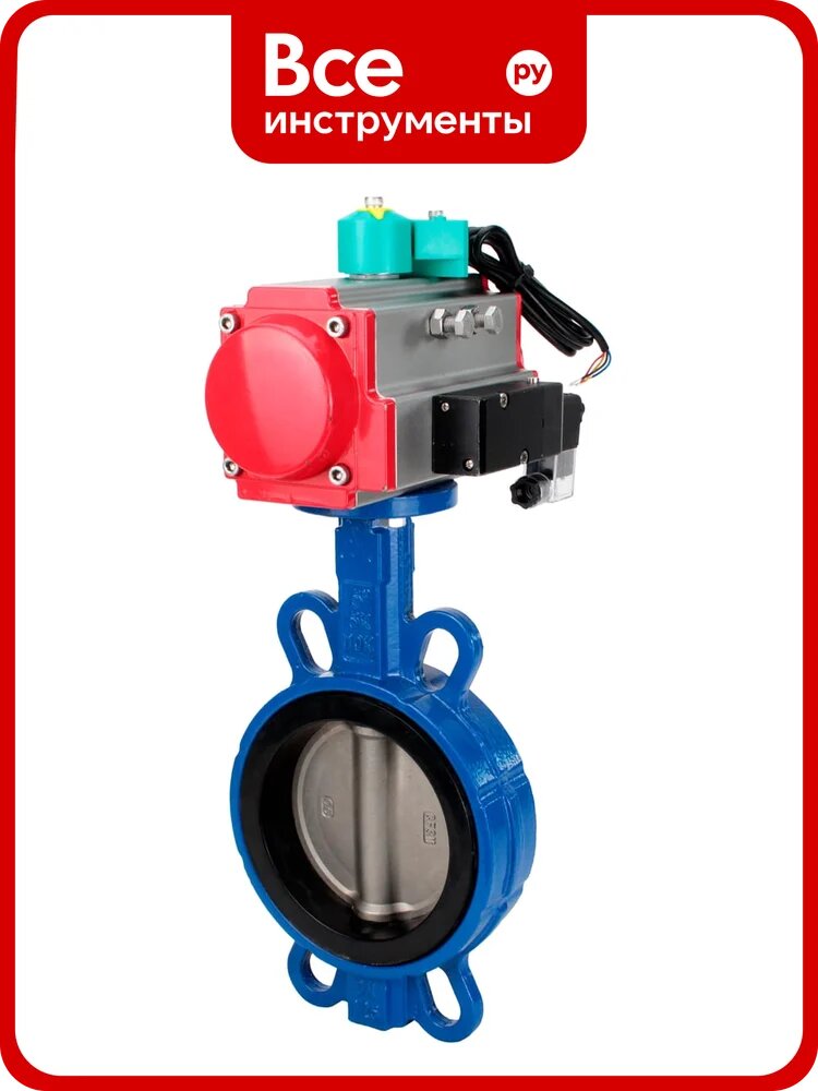 Затвор DN-ru QT450-304-EPDM-2W-Fb-ISO-H Ду65 Ру25, с пн. прив. SA-105, пн. распр. PND2-220VAC NAMUR, МППП-200 D050-97896