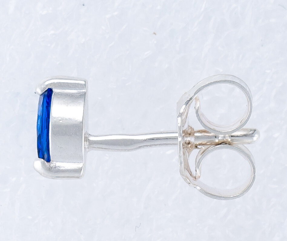 Серьги пусеты Диамида, серебро, 925 проба, фианит