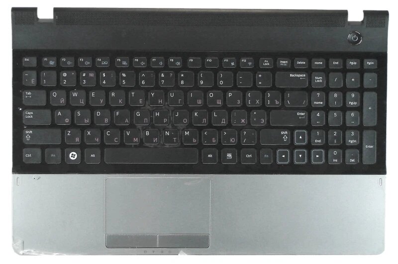 Топкейс для Samsung 300E5A 305E5A серебристый