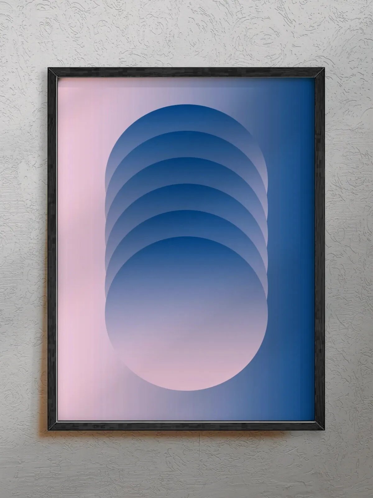 Интерьерный постер "Gradient" в стиле pinterest, формат 30x40 см