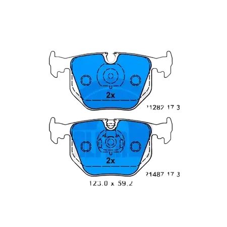 Колодки тормозные задние GALFER B1-G102-0367-2 BMW 725, 728 9, 95- 735 96- 740 6, 94-